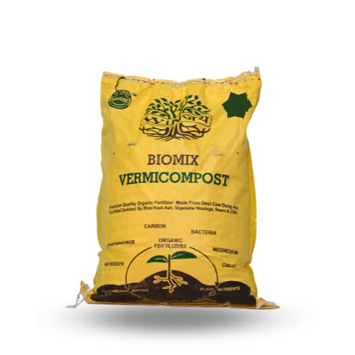 SAMARGANIC Biomix Vermicompost - 5 Kg | 100% Organic Fertilizer ...