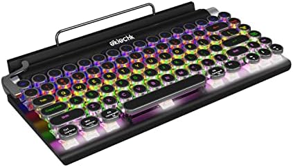 Amazon.com: 7KEYS Retro Typewriter Mechanical Gaming Keyboard, Vintage ...