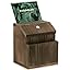 Amazon.com : KYODOLED Wall Mount Money Cash Drop Box with Key, Metal ...
