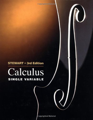 Single Variable Calculus: Stewart, James: 9780534218287: Amazon.com: Books
