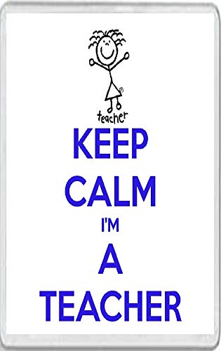 Keep Calm I'm a Teacher - Fridge Magnet : Amazon.co.uk: Handmade Products