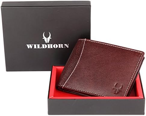 WildHorn RFID Protected Leather Wallet for Men : Amazon.in: Fashion