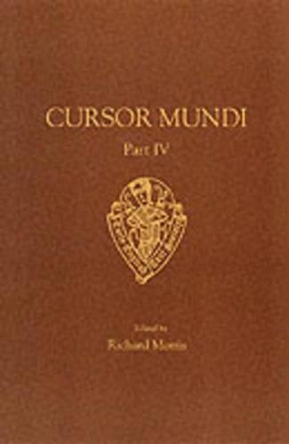 Amazon.com: Cursor Mundi IV (Early English Text Society Original Series ...