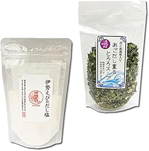 Amazon.co.jp: Hagi no Foods Dashimoto Seasoned Salt, Ise Shrimp Dashi ...