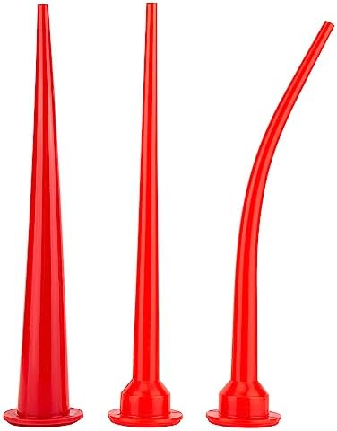 Caulking nozzle of sausage caulking gun, curved caulking nozzle ...