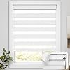 Amazon.com: UNISHADES No Drill Cordless Zebra Blinds for Windows, Linen High Precision Fabrics ...