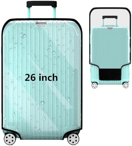Amazon.com | YHOUSE Suitcase Covers For Luggage, 26 Inch Clear PVC ...
