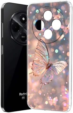 Fashionury Designer Soft Back Cover Case Compatible for Redmi A4 5G ...