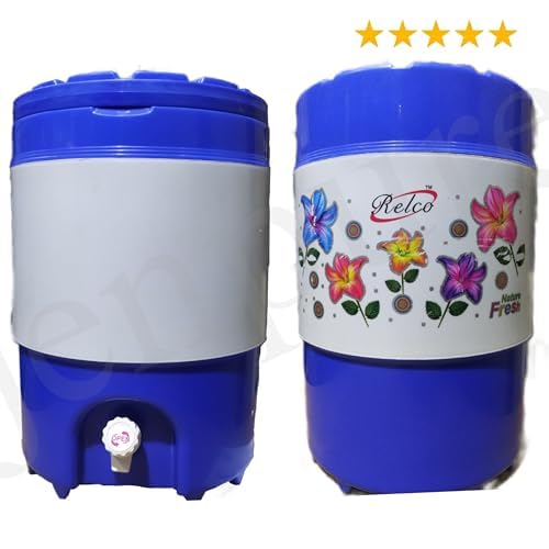 RELCO Plastic Insulated Water Camper 20 L Cool/Chilled Water Camper/Jar ...