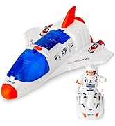 Amazon.com: Wbzle Spaceship Shuttle Toy with Astronaut Figure - Space ...