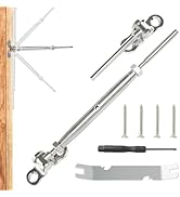 Sidasu 10 Pairs Cable Railing Kit Swage Toggle Turnbuckle - 1/8" Cable ...