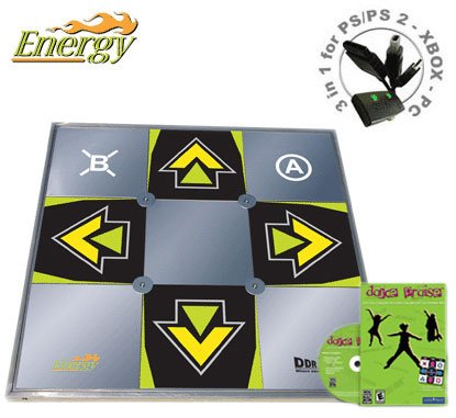 Amazon.com: Dance Dance Revolution ENERGY metal dance pad - Dance Dance ...