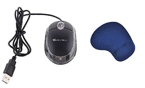 Amazon.in: Buy Technotech USB Optical Mouse with Mouse Pad Comfort ...