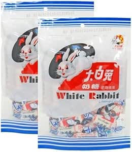 White Rabbit Chinese Milk Creamy Candy Sweets 180g (Pack of 2) : Amazon ...
