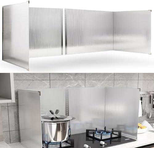 Amazon.com: Splash Guard, Stainless Steel Commercial Deep Fryer Splash ...