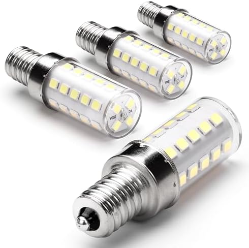 ALIDE E12 60W LED Bulbs Daylight White 5000K, E12 Kx 2000 60 Watt ...