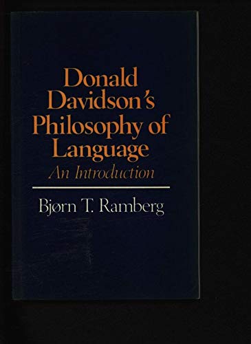 Donald Davidson: Philosophy of Language: An Introduction: Amazon.co.uk ...