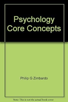 Amazon.co.jp: Psychology: Core Concepts : Philip G. Zimbardo: 洋書