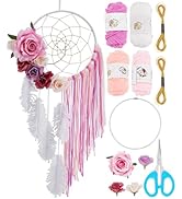INFUNLY Pink DIY Dream Catcher Kit for Adults Beginners Make Your Own ...