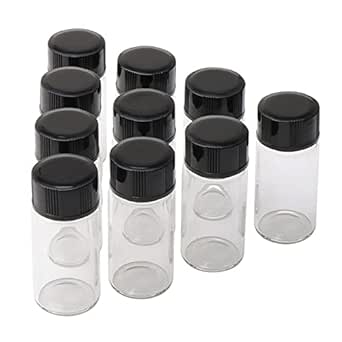 Liquid Sample Collection Glass Bottles Vials Screwcap Capacity 5ml,1/6 ...