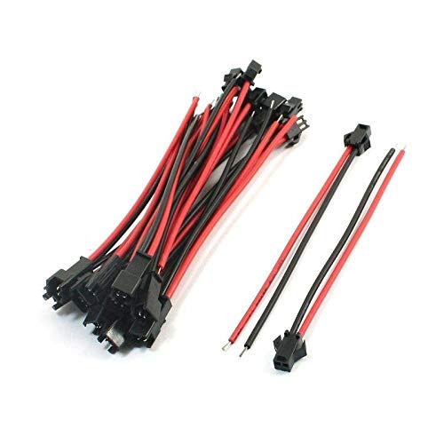 ESPtronics 25 Pair JST Connector Wire Male and Female 2 Pin Locking ...