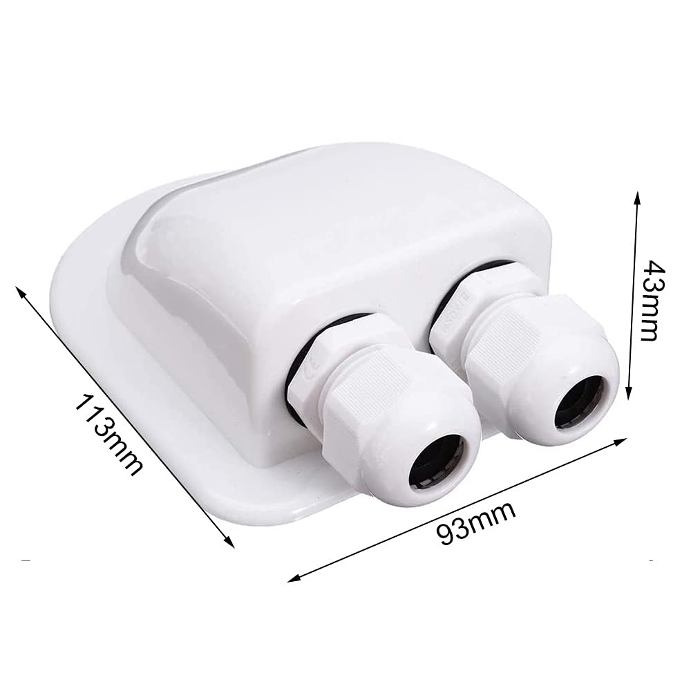 Double Wire Entry Gland Box Solar Weatherproof Cable Entry Gland ...