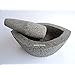 Buy Kushal Stone Walls Traditional Oval Solid Basalt Stone Mortar ...