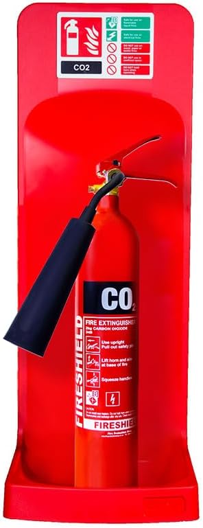 Single Red Fire Extinguisher Stand - FireShield : Amazon.co.uk: DIY & Tools