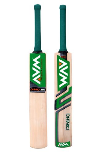 Avm Sports Kashmir Willow Ontario Cricket Bat, Sh (Green) : Amazon.in ...