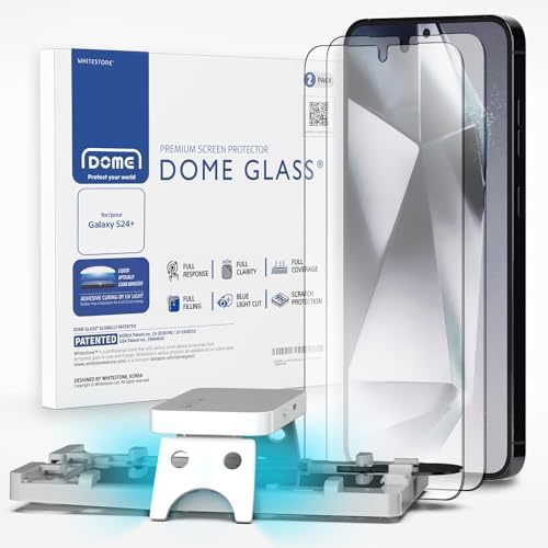 Amazon.com: DOME GLASS Whitestone [Authentic Full Coverage] Tempered ...