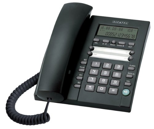Alcatel 29339 Corded Phone with Caller ID Speaker (Black) : Amazon.in ...