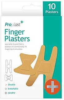 ProPlast Finger & Knuckle Plasters, Flexible Material - 10 Pack ...