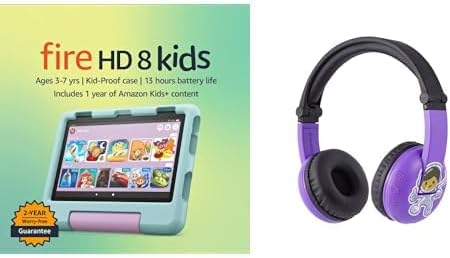 Amazon.com: Kids Tablet Bundle: Includes Amazon Fire HD 8 Kids tablet ...