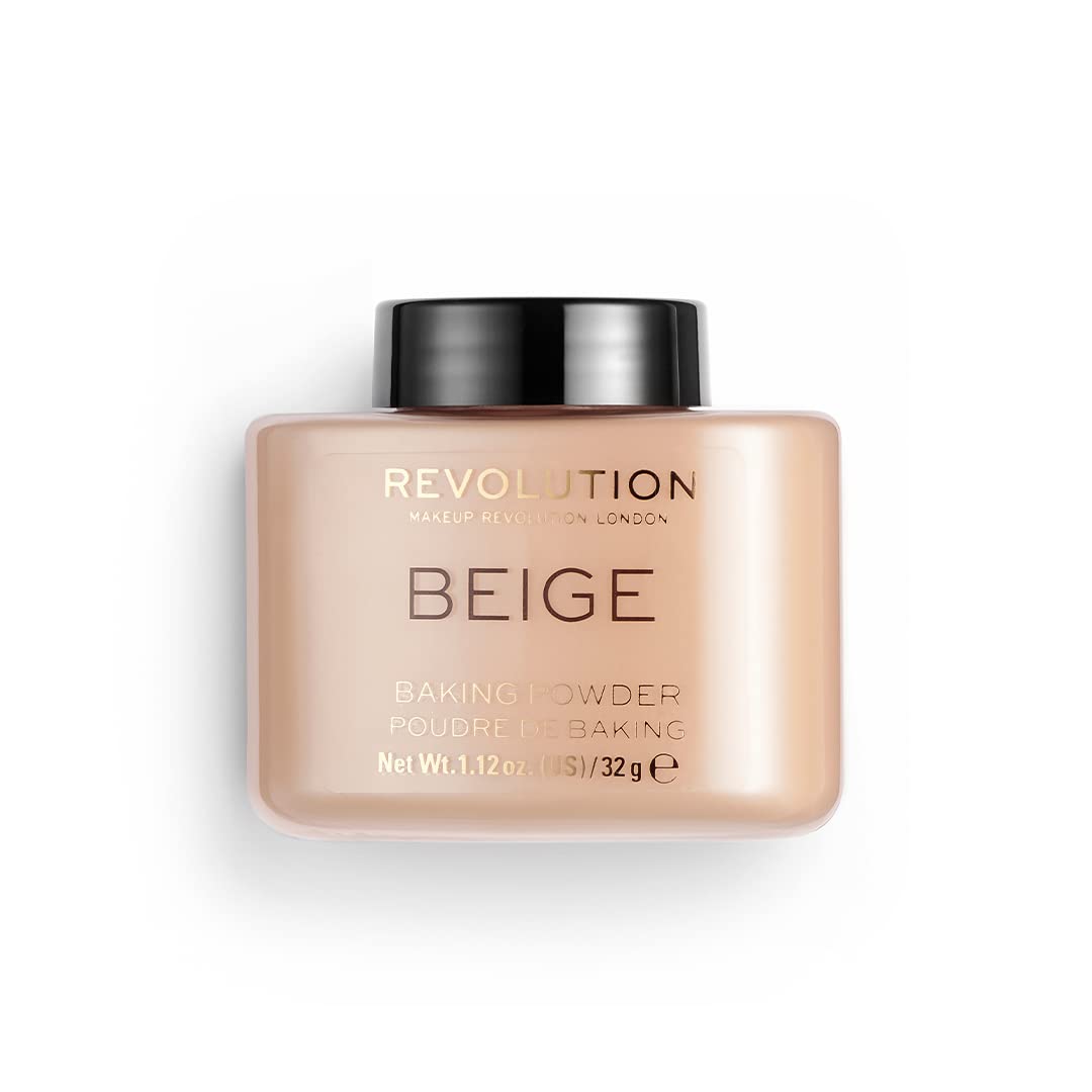 Amazon.com : Makeup Revolution Loose Baking Powder, for Medium Skin ...