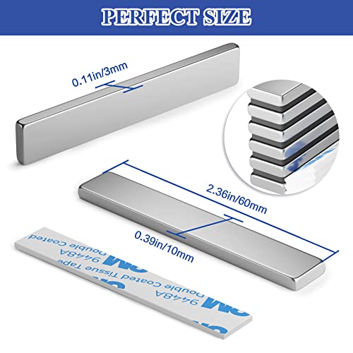 Snapklik.com : Grtard 20 Pack Neodymium Magnet Bar, Strong Rare Earth ...