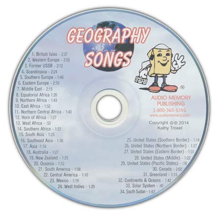 Kathy Troxel - Geography Songs: Sing Around the World Audio CD - Amazon ...