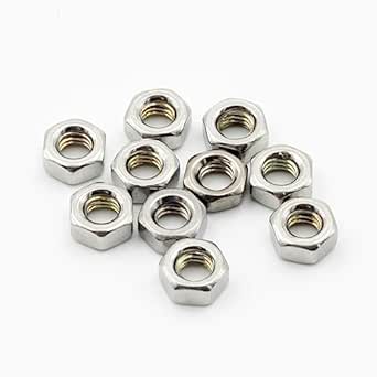 M10 Left Hand Thread Hex Nuts 10-pieces Stainless Steel: Amazon.com ...