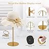 Amazon.com: K KAIDIYIN Hat Display Stand Titanium Gold Hat Stand, Set ...