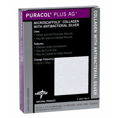 Amazon.com: Puracol Plus AG Collagen Wound Dressing (Case of 50 ...