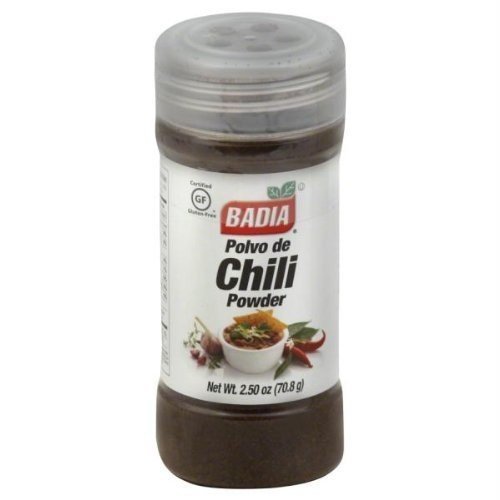 Amazon.com : Badia Chili Powder, 2.50-Ounces (Pack of 12) ( Value Bulk ...