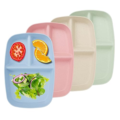 Plato con divisiones para dieta: la solución perfecta - Mi Hogar