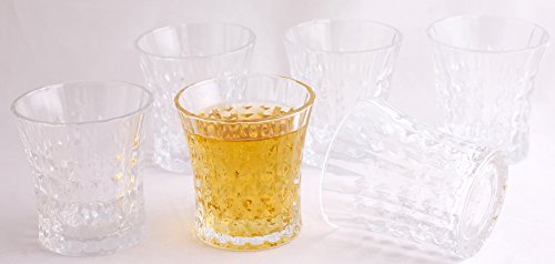 HI LUXE CLEAR CRYSTAL GLASS SET ELITE (6 Pcs) : Amazon.in: Home & Kitchen