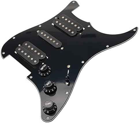 Amazon.com: Hsyok SSH Prewired Loaded Pickguard Set Alnico V Humbucker ...