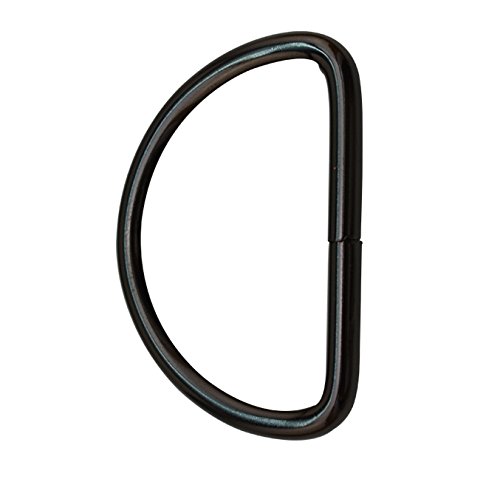 Amazon.com: Amanaote Gun Black 2" Inner Diameter D Ring D Rings Non ...