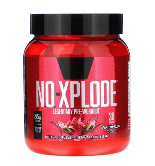 N. O. Xplode Pre Workout with Nitric Oxide Boosters (Watermelon, 30 ...