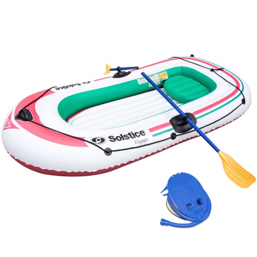 Snapklik.com : Solstice Voyager 3-Person Inflatable Fishing Boat ...