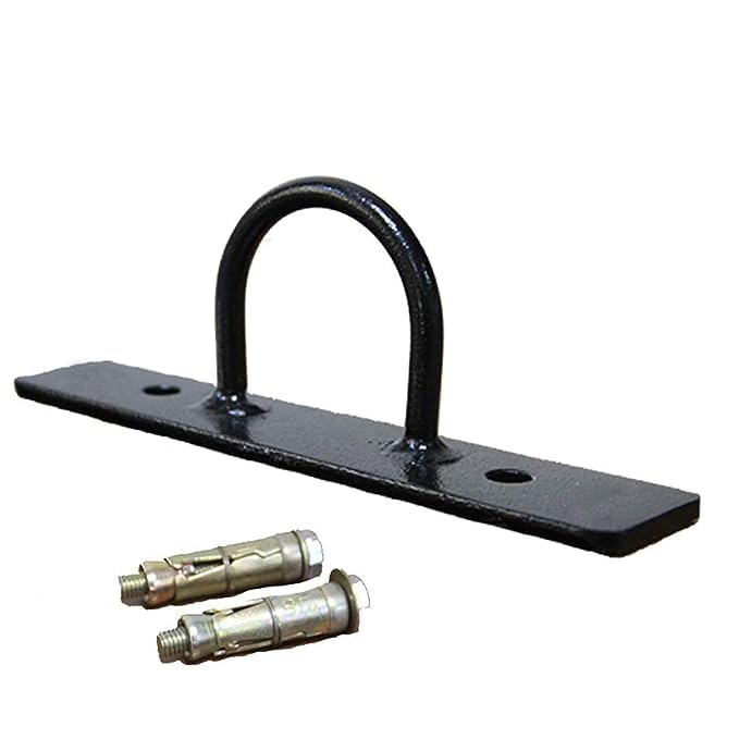 HR BODIES Wall Mount Hook for Battle Rope | Wall Anchor Hook, Mild ...