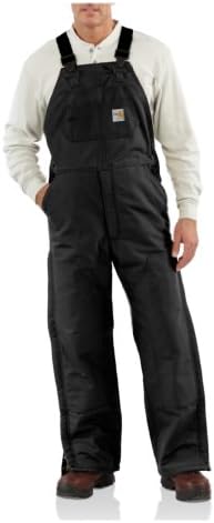 Amazon.com: Carhartt Men's Flame-Resistant Duck Quilt-Lined Bib Overall ...