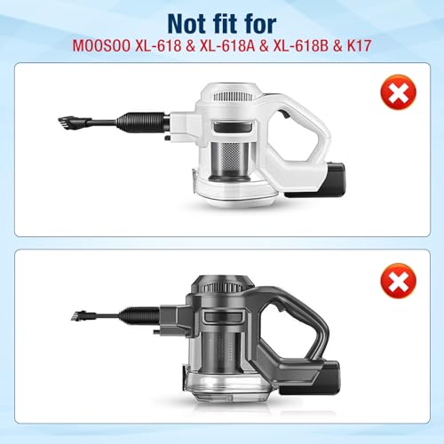 Replacement Battery for MOOSOO and TMA Cordless Vacuum Cleaners