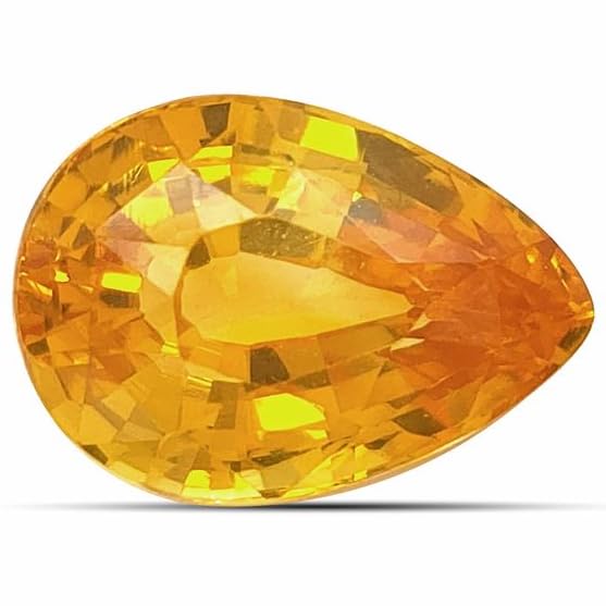 Venus Gems Gallery Natural Yellow Sapphire Stone 6.5 Carat Pukhraj ...